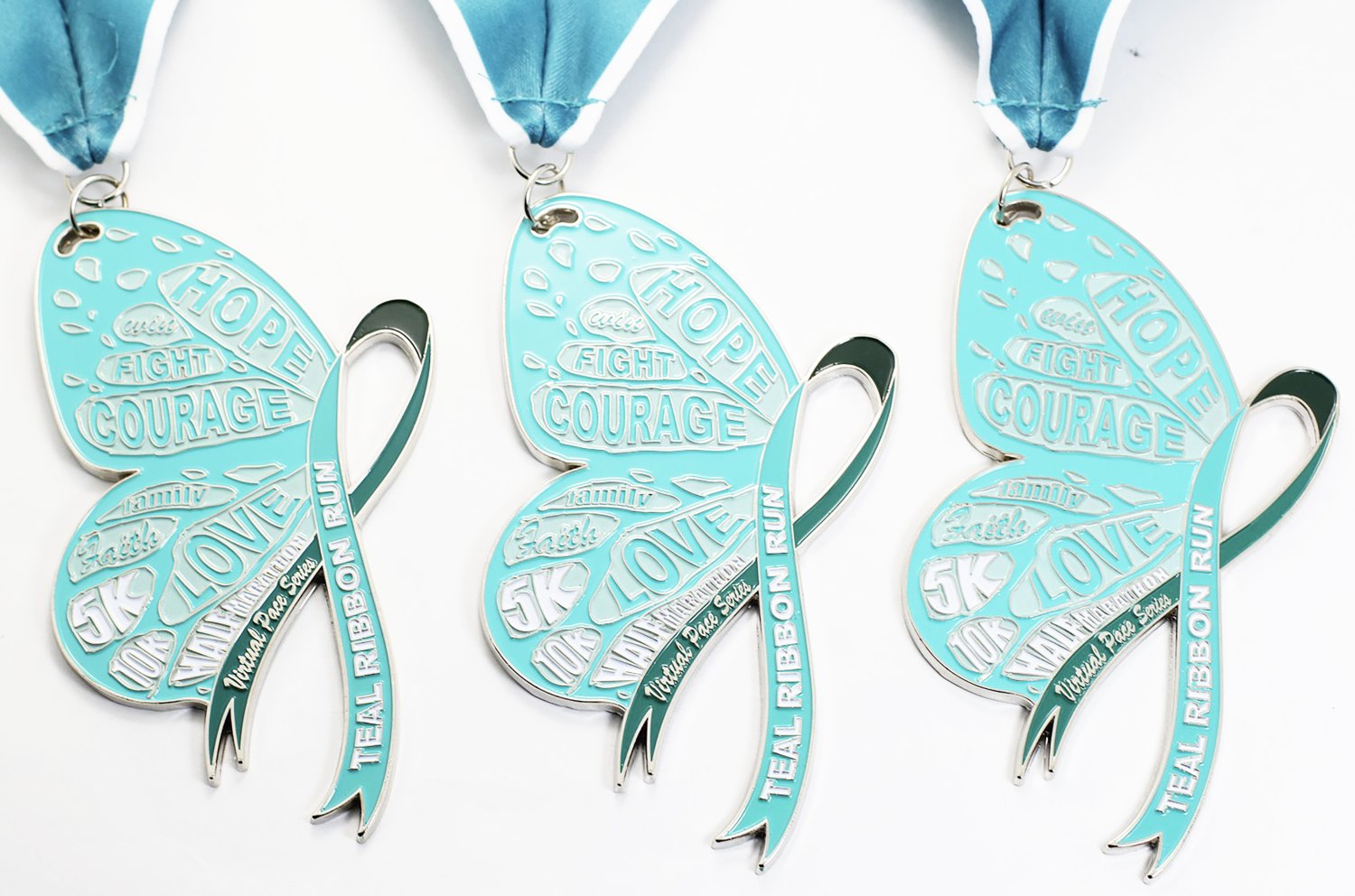TEAL RIBBON RUN - Virtual Pace Series